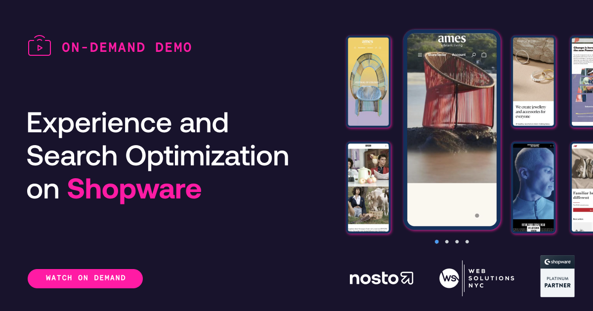 Webinar: Experience and Search Optimization on Shopware